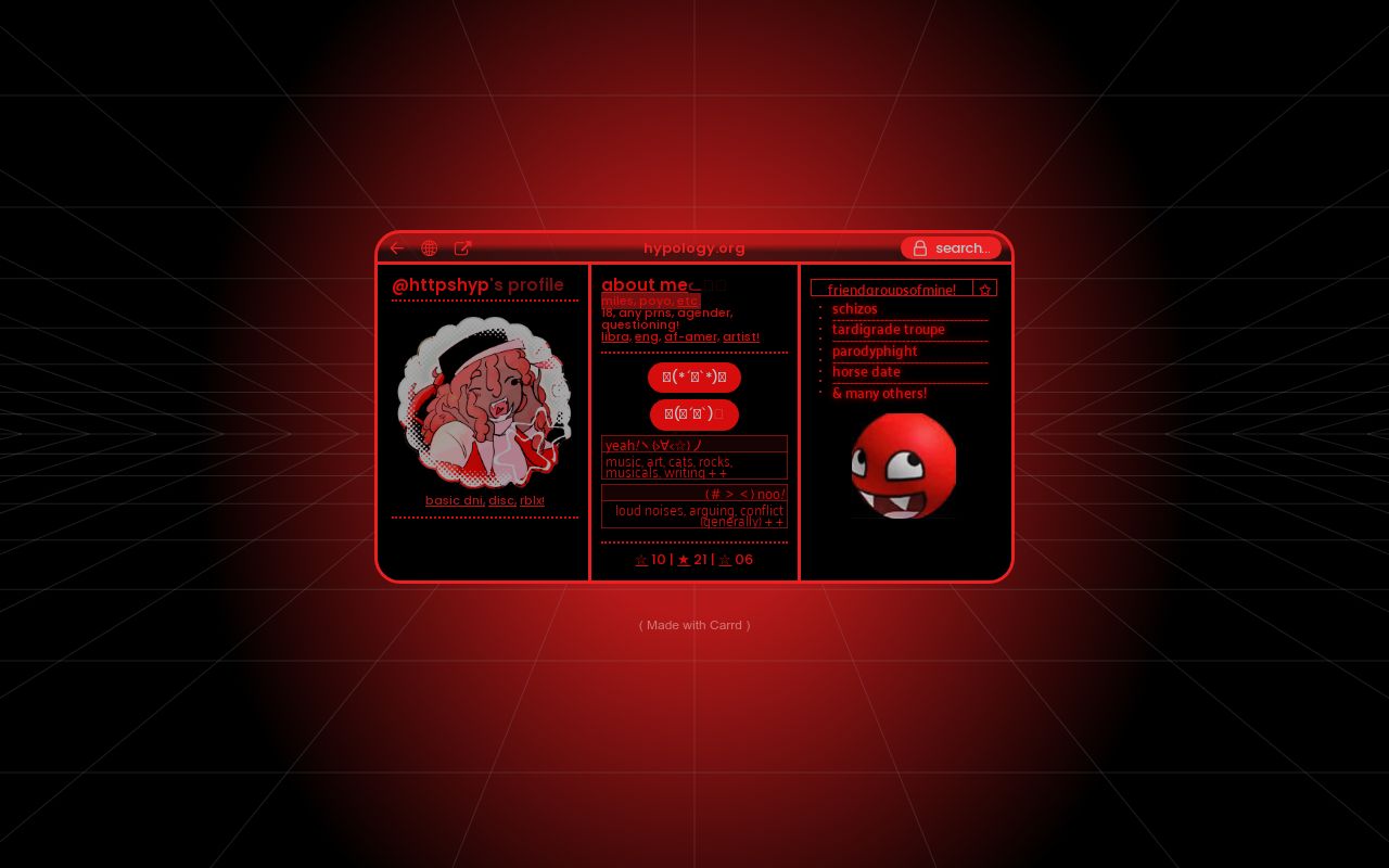 𝓯𝓻𝓮𝓪𝓴𝔂 𝓬𝓱𝓪𝓽 YO-KAI Disco ᥫ᭡。